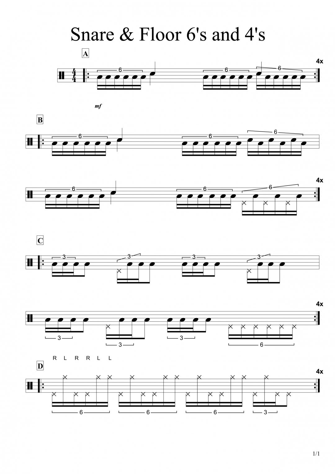 How To Read Snare Drum Sheet Music How To Read Snare Drum Sheet Music