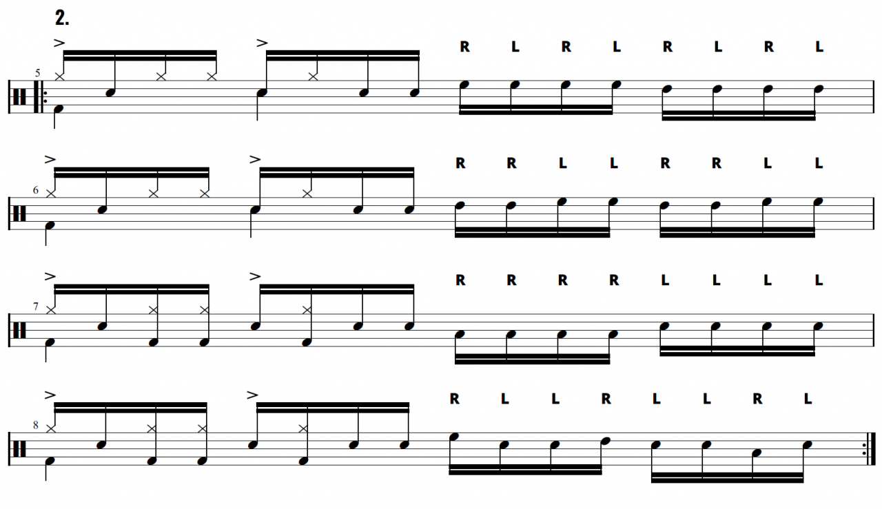 Intermediate Drum Warm-Up – Part 1 – Learn Drums For Free