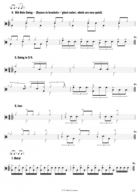 drum warm-ups – Learn Drums For Free