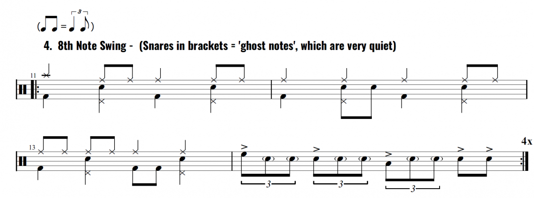 Intermediate Drum Warm-Up – Part 2 – Learn Drums For Free
