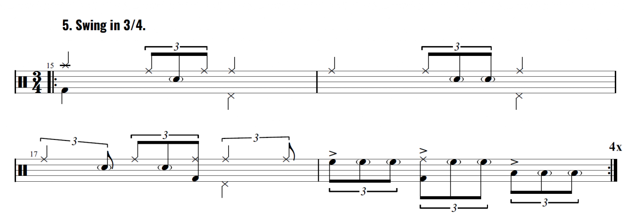 Intermediate Drum Warm-Up – Part 2 – Learn Drums For Free